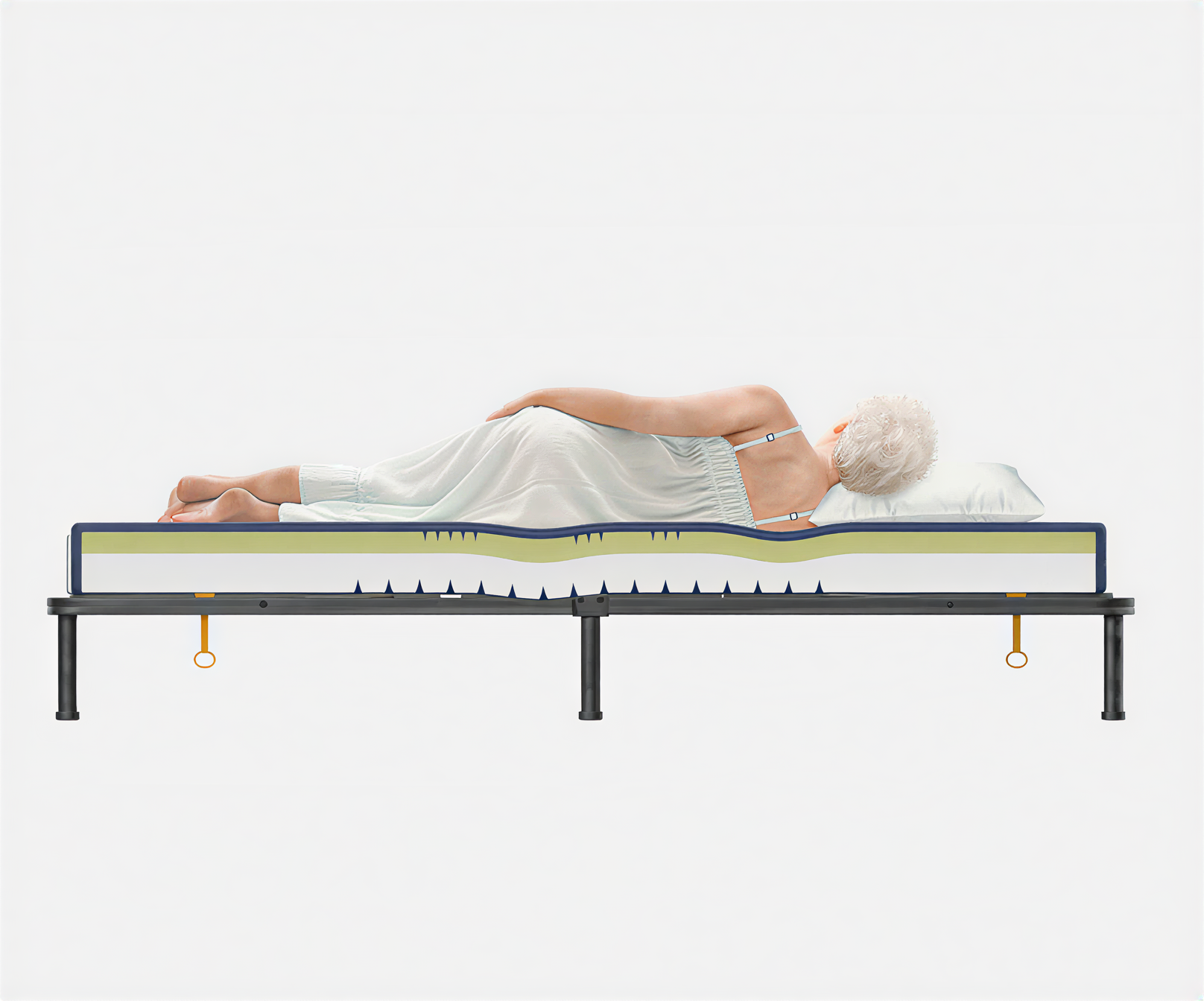 Colchón con Memory y HD Foam Antiescaras | TheraFoam | Medicaltec