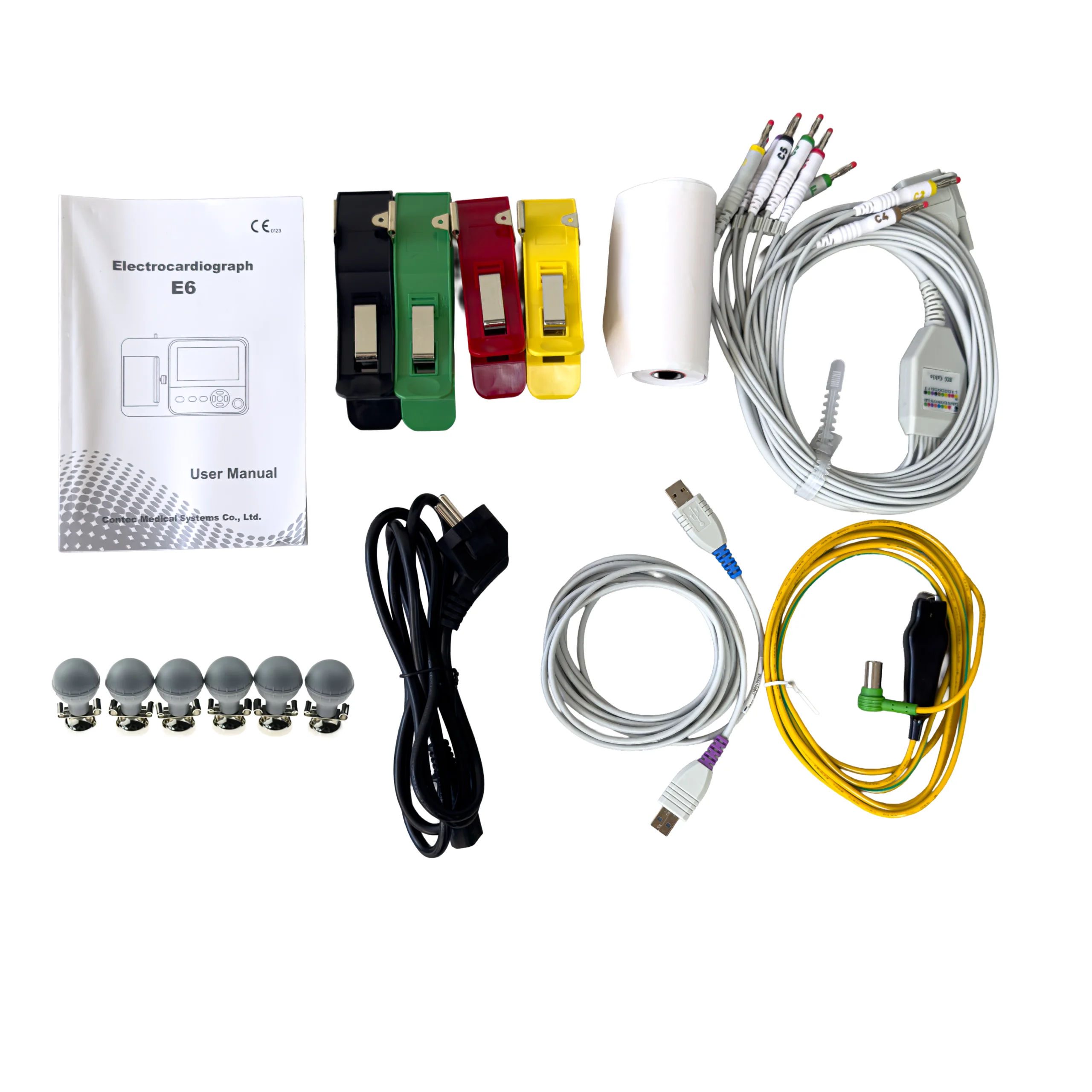 Electrocardiógrafo De 6 Canales Contec E6 Medicaltec