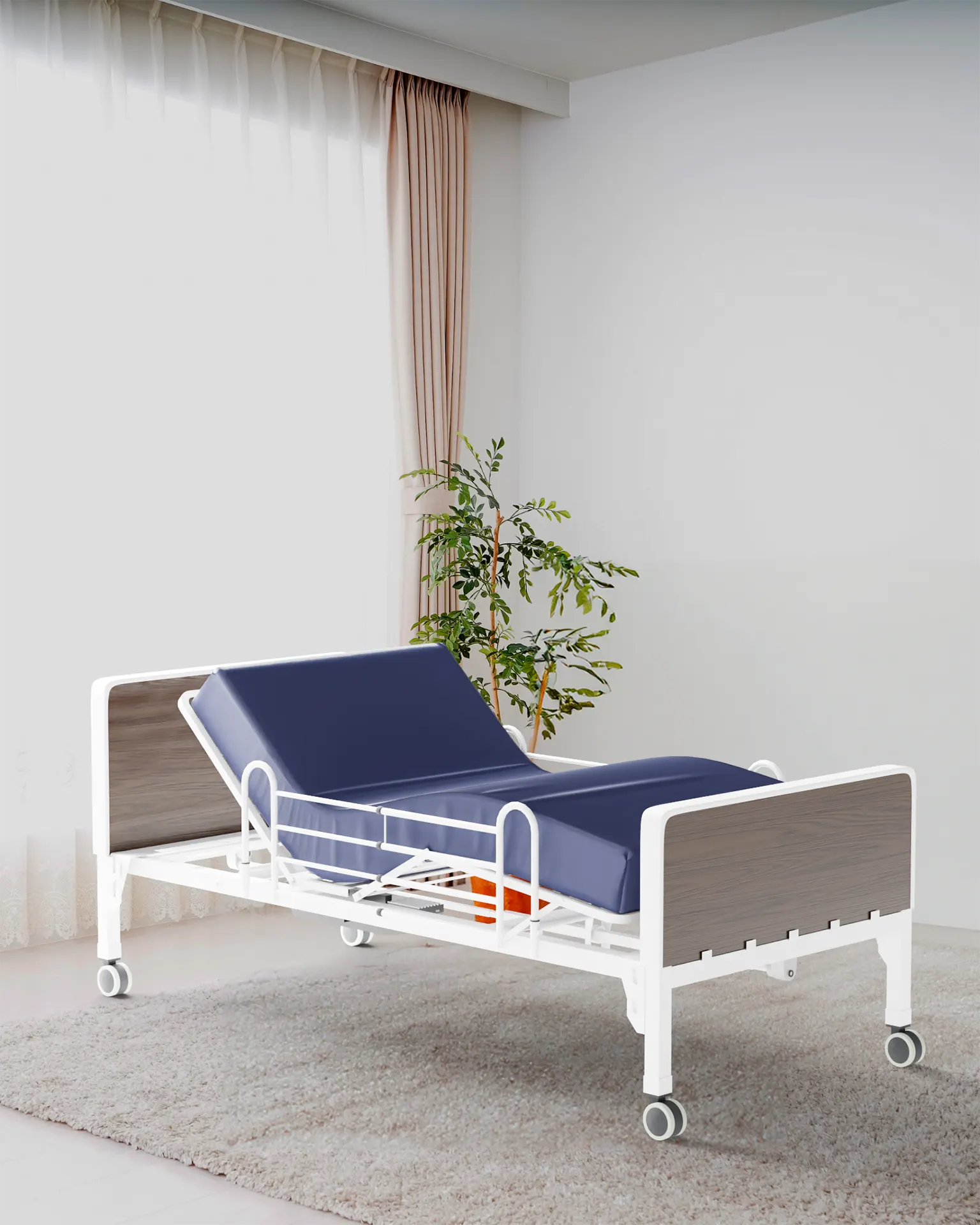 Catre Clínico Eléctrico con Barandales TheraCare | TheraMart | Medicaltec