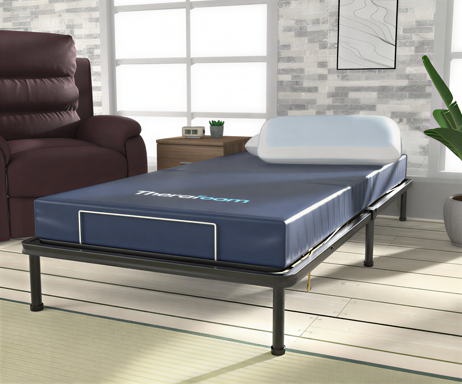 Colchón con Memory y HD Foam Antiescaras | TheraFoam | Medicaltec